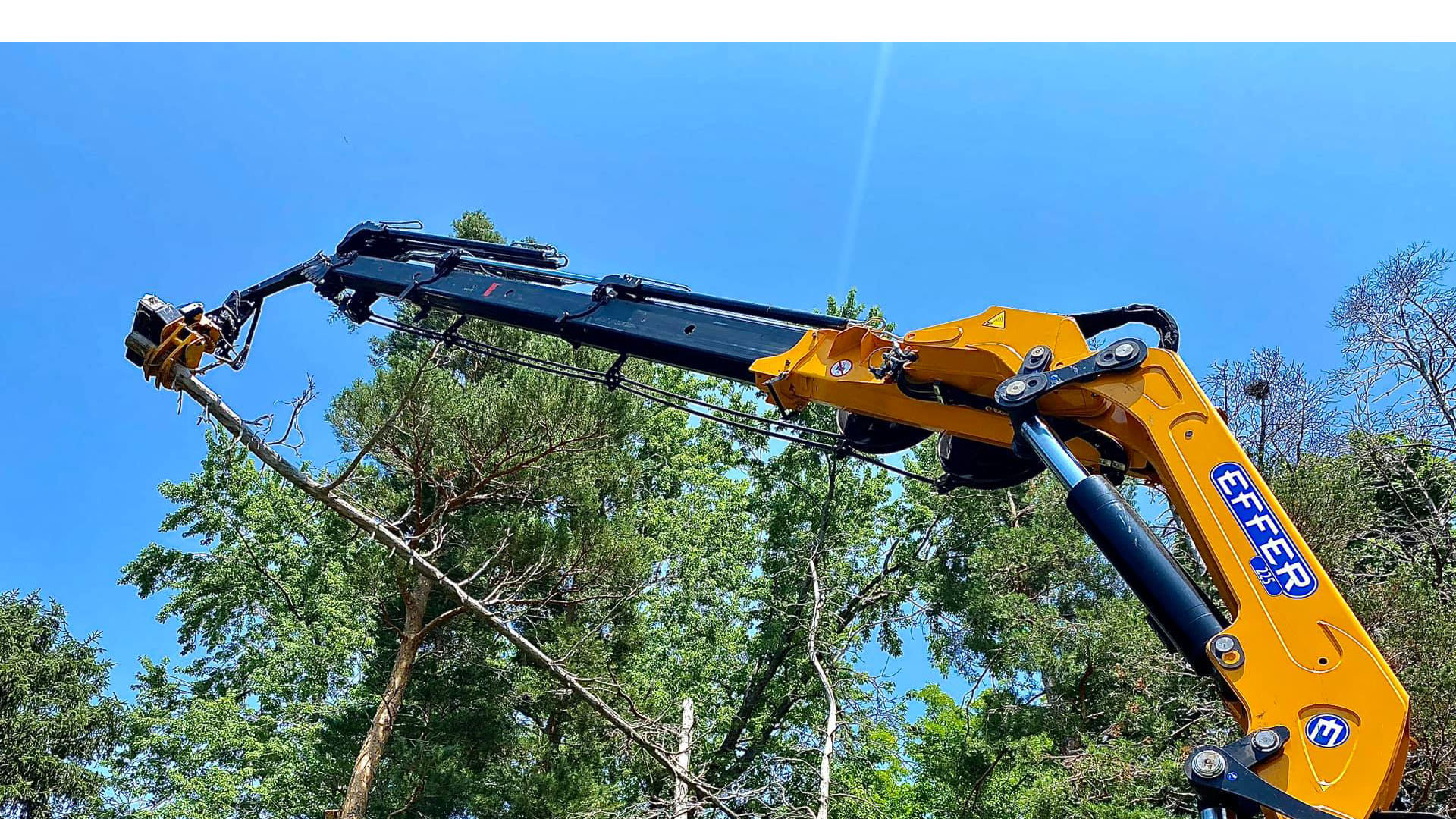 Effer Arboriculture | Top-Quality EFFER Loader Cranes for Heavy Lifting ...