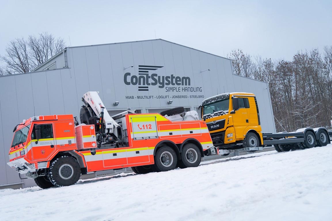 Rescue vehicle fitted with HIAB X-HiPro 418 EP-5 | Discover Inspiring ...