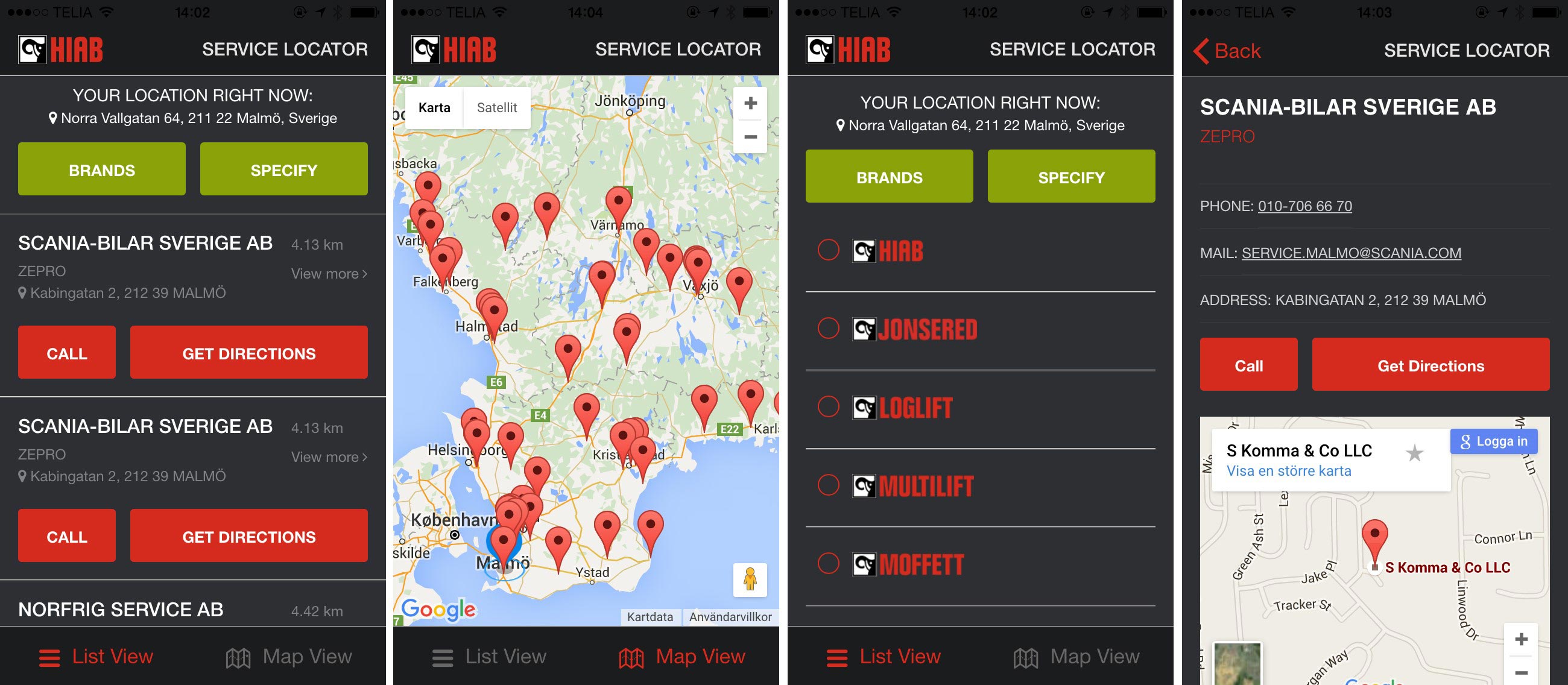 Explore Hiab´s Service Locator app | Hiab News Room | Hiab