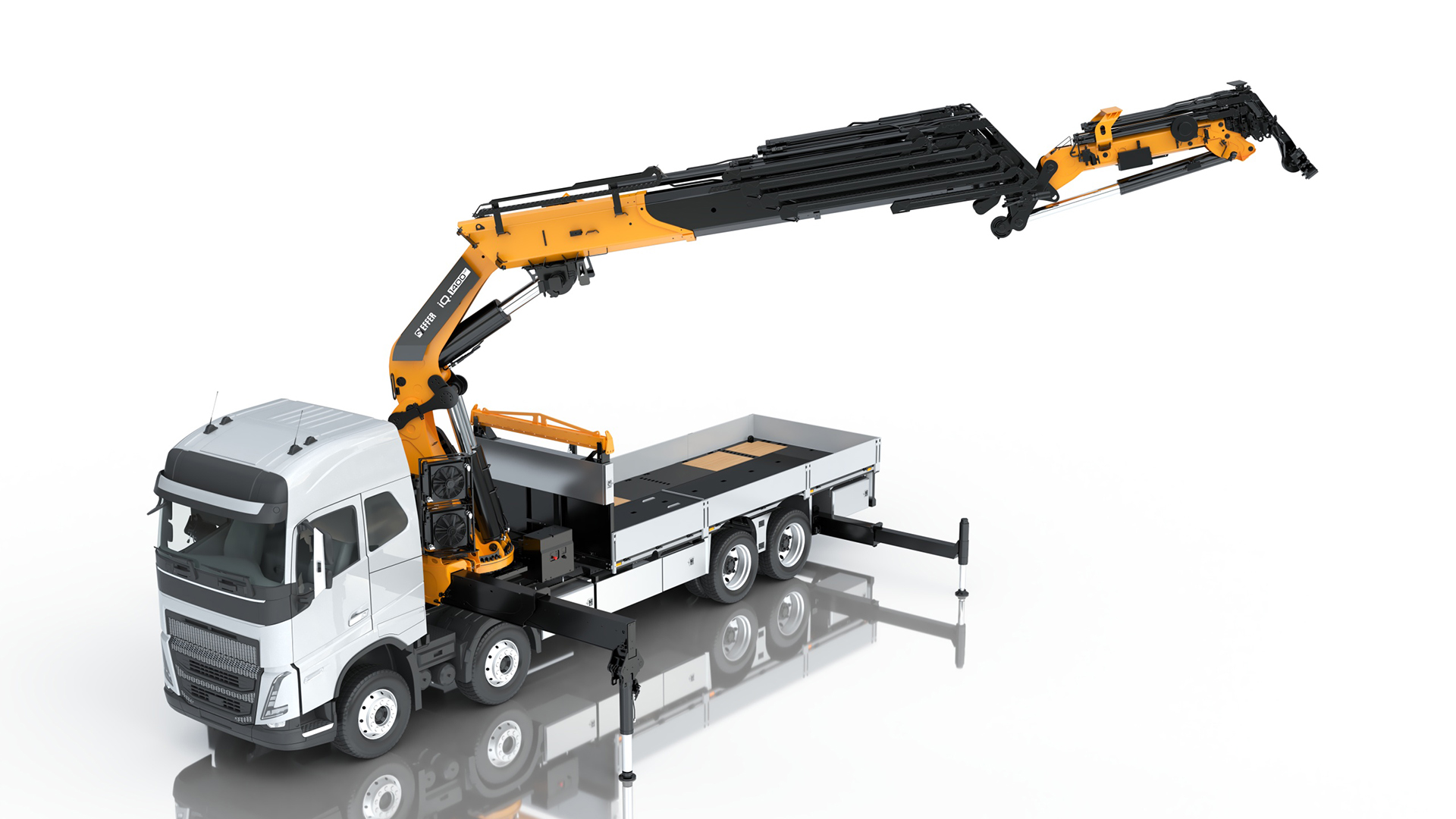 Hiab launches the new 135 tm range loader crane — EFFER iQ.1400 HP ...