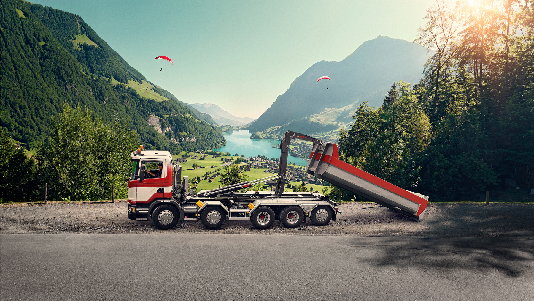 Hiab shows the world’s first fossil-free steel hooklift | Hiab News ...