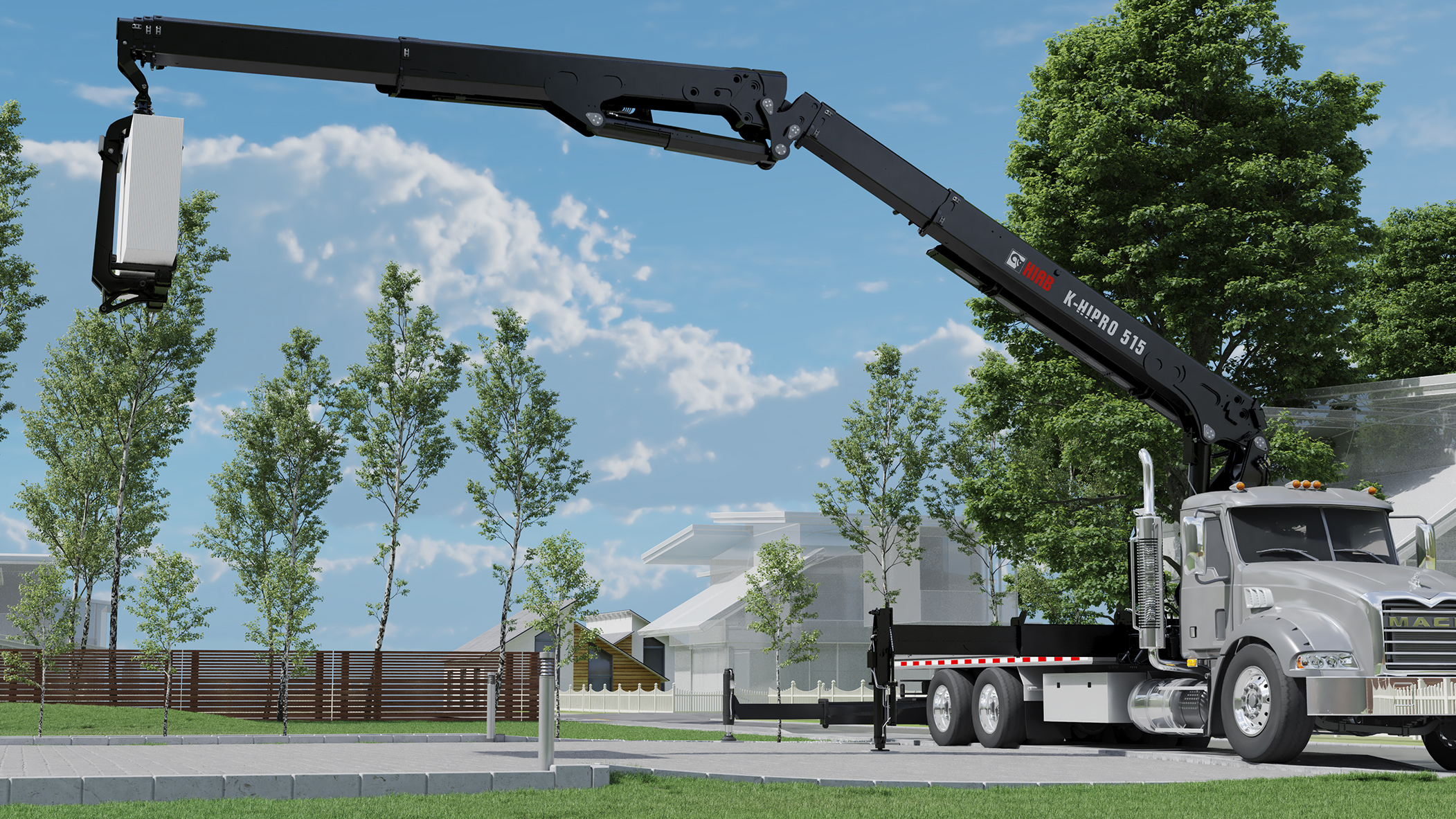 Hiab to debut new drywall crane HIAB K-HiPro 515 at INTEX Expo | Hiab ...