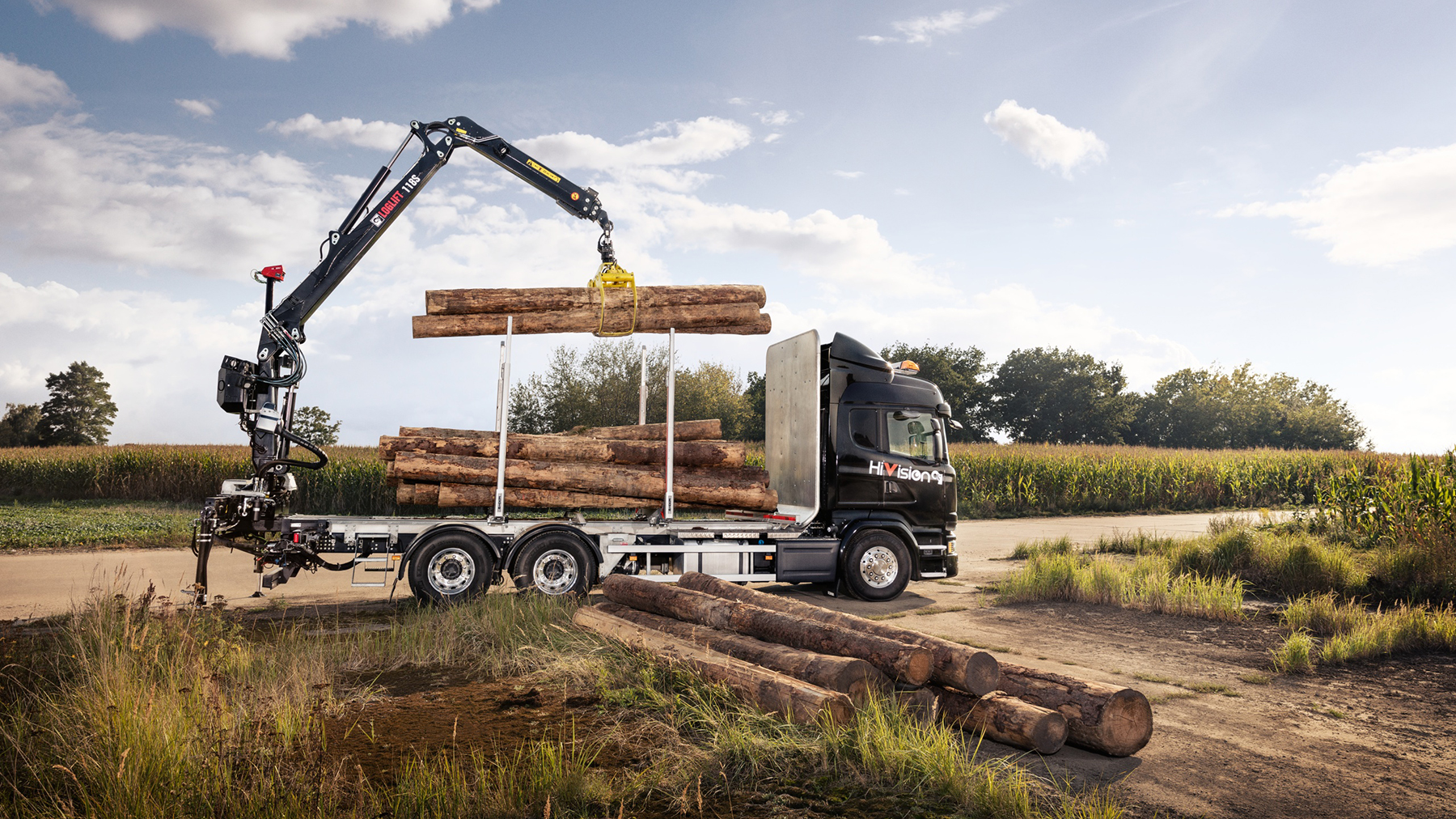 Hiab upgrades HiVision for forestry cranes and demountables | Hiab News ...