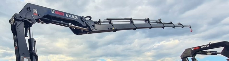 LINHA AX: aX.170 - Alcance Máx. 19,2m, Capacidade 7250kg | Guindastes ...